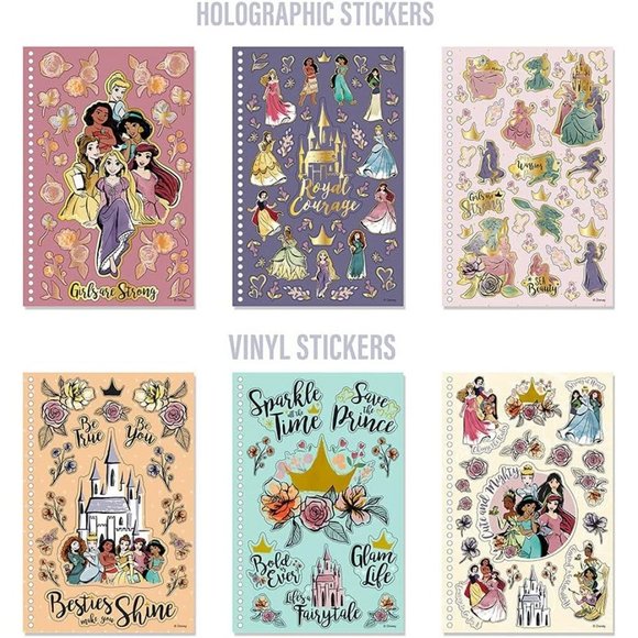Toys | 100 Collectible Disney Princess Decorate Phones Notebook ...